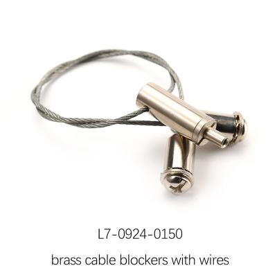 China Polished Brass Wire Gripper Corrosion Resistance Cable Termination Strain Relief for sale