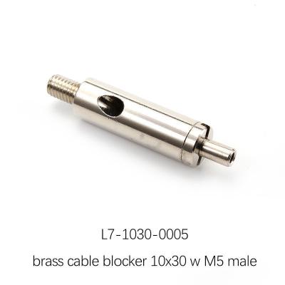 China Lighting Fixtures Brass Cable Gripper 10x30 With M5 Male Thread for sale
