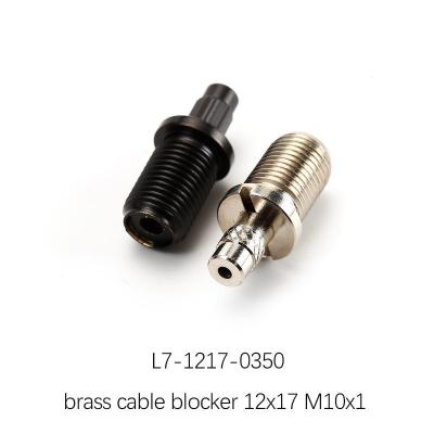 China 12x17 M10x1 Brass Cable Blocker Corrosion Resistance Precision Threading for sale