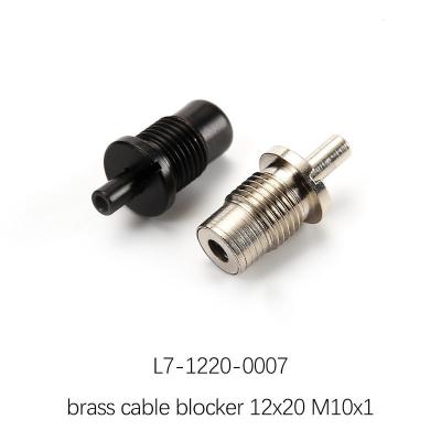 China Residential Architectural Lighting Brass Cable Blocker 12x20 M10x1 for sale