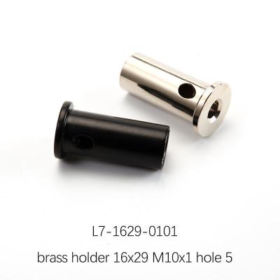 China Precision Brass Light Holder 16x29 M10x1 With 5mm Mounting Hole for sale