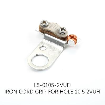 China Zinc Plated Finish Iron Cord Grip 10.5mm Hole Diameter For Secure Strain Relief for sale