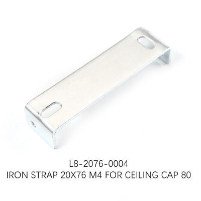 China Corrosion Resistant Iron Strap 20x76mm M4 Thread For Ceiling Lamp Mounting for sale
