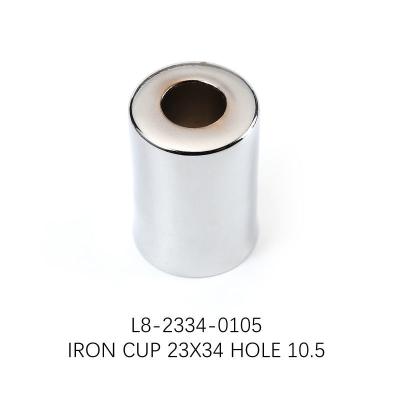 China Electroplated Iron Metal Lamp Cup Hole 10.5mm Mounting Cup for sale