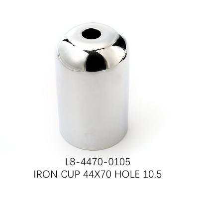 China Lighting Fixtures Iron Cap 44x70 Electroplated Finish With 10.5mm Center Hole for sale
