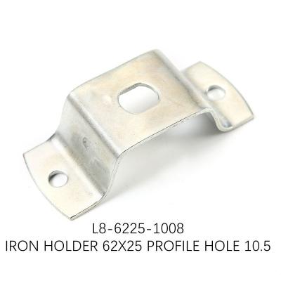 China Iron Holder 62x25 Profile Hole 10.5mm Mounting Hole In High Conductivity Copper for sale