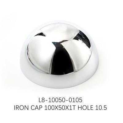 China Lamp Fixtures Raw Iron Cap 100x50 1mm Thickness For Lighting Structures for sale