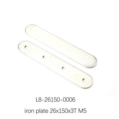 China Standard Iron Plate Fittings 26x150 3mm M5 For Lighting Fixture for sale