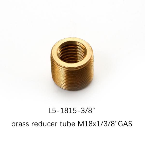 Quality Male To Female Brass Reducer Tube M18x1 3/8'' GAS For Lighting Fixtures for sale