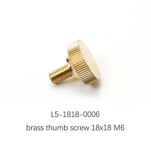 Quality Lighting Fixture Brass Thumb Screw Wing Head 18x18 M6 for sale