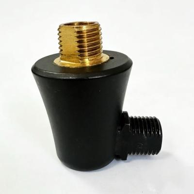 China Precision Machined M10x1 Thread Brass Accessory for Corrosion Resistant Lighting Fixture Connector for sale