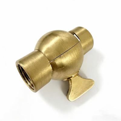 China 39X35 2xM13x1 Brass Accessory Corrosion Resistant Precision Machined Lighting Fixture Connector for sale