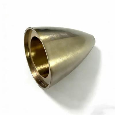 China 31x41mm Raw Brass Accessory Precision Machined for Lighting Fixture Connector for sale