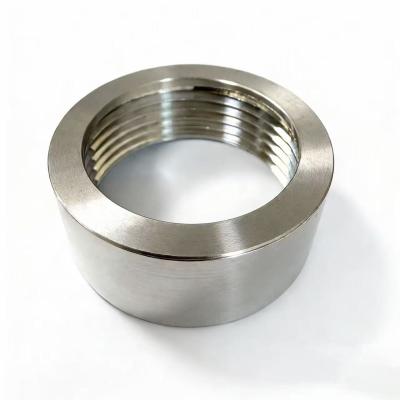 China Precision Machined Aluminum CNC Part 47x19 M38x1 Thread For Lighting Fixture Connector for sale