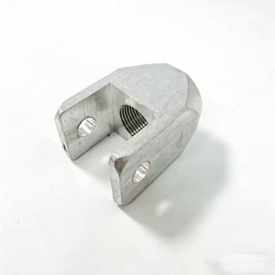 China Precision CNC Parts 20x25x35mm Raw Finish Aluminum Corrosion Resistant Light Fixture Hardware for sale