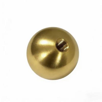China Raw Brass Ball Joint Unfinished D30 M10x1 For Interior Lighting Fixtures for sale