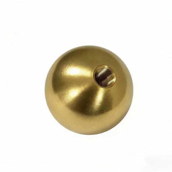 Quality Raw Brass Ball Joint Unfinished D30 M10x1 For Interior Lighting Fixtures for sale