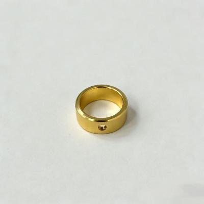 China 17x7 Dimensions Brass Ring with Raw Brass Finish for Corrosion Resistant Lighting Fixture Connector for sale