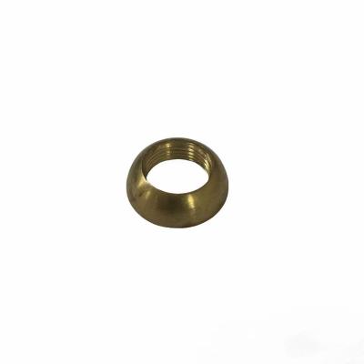 China Raw Finish Brass Accessory 15x4 M10x1 Thread For Lighting Fixtures for sale
