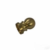 China Solid Brass Lighting Fixture Accessory M10x1 Thread 16x25mm Raw Finish for sale