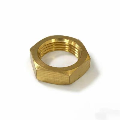 China 17x5 Lighting Fixtures Brass Nut with Raw Finish Corrosion Resistance for sale