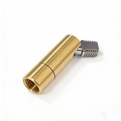 China Unplated Brass Cable Blocker 10x44 M9x1 Raw Finish For Lighting Fixtures for sale