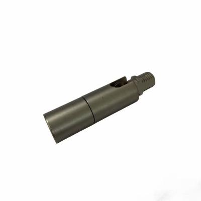 China Matt Nickel Finish Brass Connector 13x52mm M9x1 Thread For Lighting Fixtures for sale
