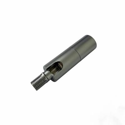 China 13x52mm M9x1 Thread Brass Accessory Lighting Fixture Connector Zinc Plated Finish for sale