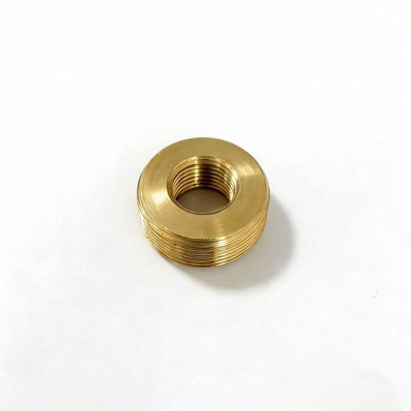 Quality Brass Double Threaded Nipple Tube M20 / M10 8mm Length for sale