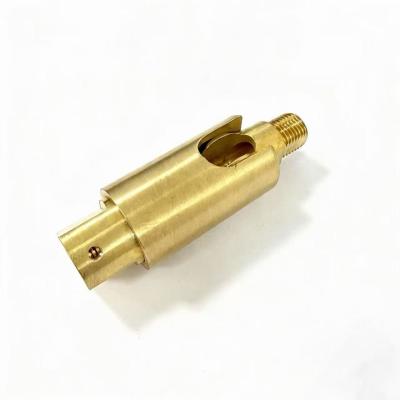 China Raw Brass Accessory 20x63 Dimensions M10x1 Thread For Lighting Fixtures for sale