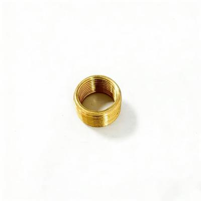 China 10mm Length Brass Light Fixture Parts M16 / M13 Double Threaded Tube for sale