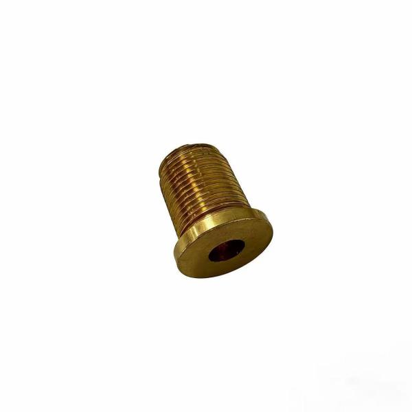Quality Raw Brass Threaded Nipple 16x19 M13x1 For Lighting Hardware Assemblies for sale
