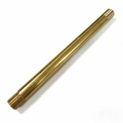China Brass Accessory with Double M13x1 Thread and 13x165 Dimensions for Corrosion Resistant Lighting Fixture Connections for sale