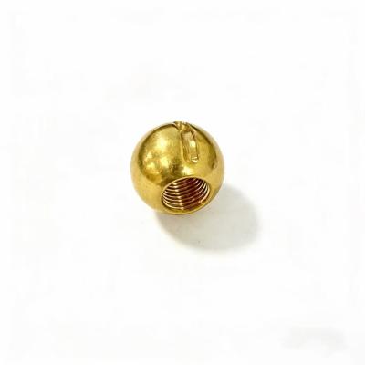 China D20 M10x1 Brass Ball Joint Raw Lighting Fixture Components for sale
