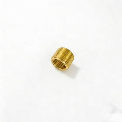 China Natural Brass Double Thread Adapter M13x1 / M10x1 Length 10mm for sale
