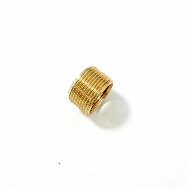 Quality Brass Double Thread Nipple Tube M16x1 / M13x1 10mm Length for sale