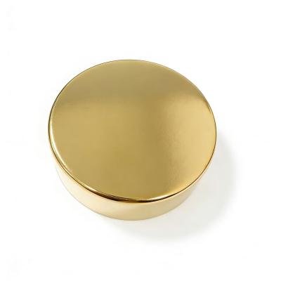 China D73x23 Dimensions Solid Brass Lid with Raw Finish for Lamp Base and Lighting Fixture Components for sale