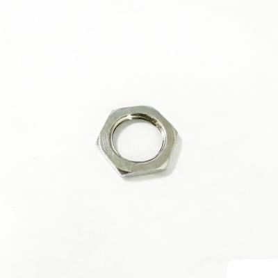 China Hexagon Iron Nut SW22x3 M26x1 Zinc Plated Lighting Hardware for sale