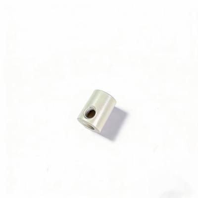 China Brass Accessory 13x17mm M10x1 Thread White Finish Lighting Fixture Connector for sale