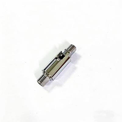 China Chrome Plated Brass Lighting Connector with M8x1 Thread for Corrosion Resistant Lamp Fixtures for sale