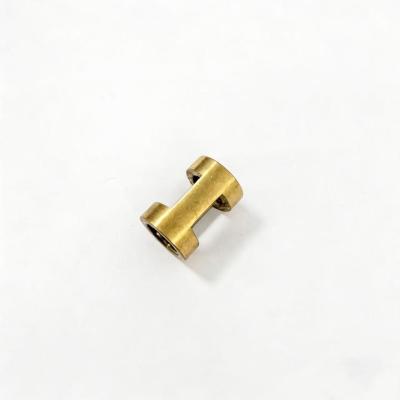 China 14x20 Dimensions M10x1 Thread Raw Brass Finish Connector for Lighting Fixtures for sale