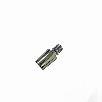 China Chrome Plated Brass Connector M10x1 Thread 16x32mm For Lighting Fixtures for sale