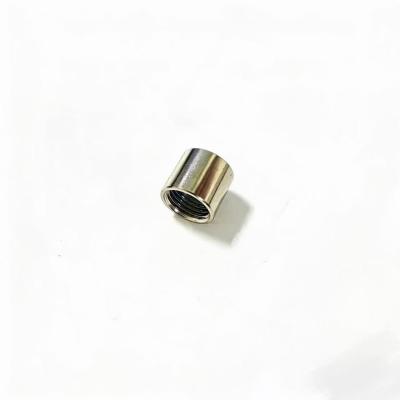 China 12x12 Dimensions M10x1 Thread Chrome Plated Brass Connector for Lighting Fixtures for sale