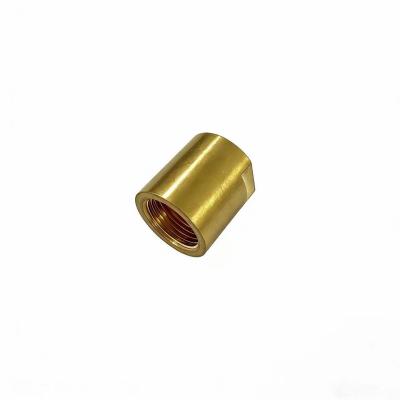 China 17x17mm M13x1 Thread Raw Brass Lighting Connector for Secure Lamp Holder Mounting for sale