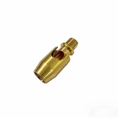China Precision Machined 16x40 Dimensions Brass Connector M10x1 Thread for sale