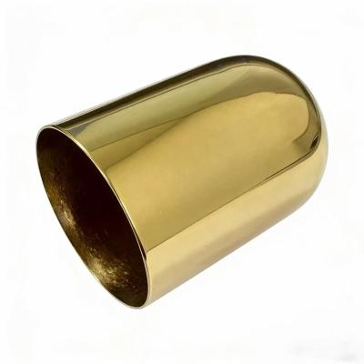 China Straight Cylinder Brass Lamp Cup 43x57 For E27 / E26 Lamp Holder Housings for sale