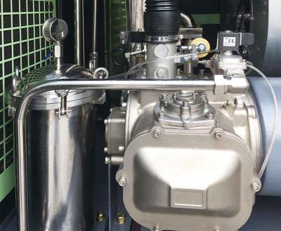 China Compressor van de de Olie de Vrije Schroef van de voedselindustrie 50hp/de Luchtcompressor van de Schroefaandrijving Te koop