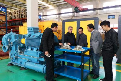 Cina Turbosoffiante centrifugo di aerazione del ventilatore della sospensione ad alta velocità a basso rumore dell'aria 200KW per le facilità di trattamento delle acque dello sprecone in vendita