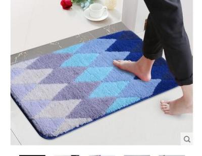 China 100% Microfiber Bathmat Door Mat Bathmat TPR backing for sale