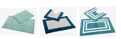 China 2pcs Microfiber Bathmat  Doormat  TPR backing Latex backing for sale
